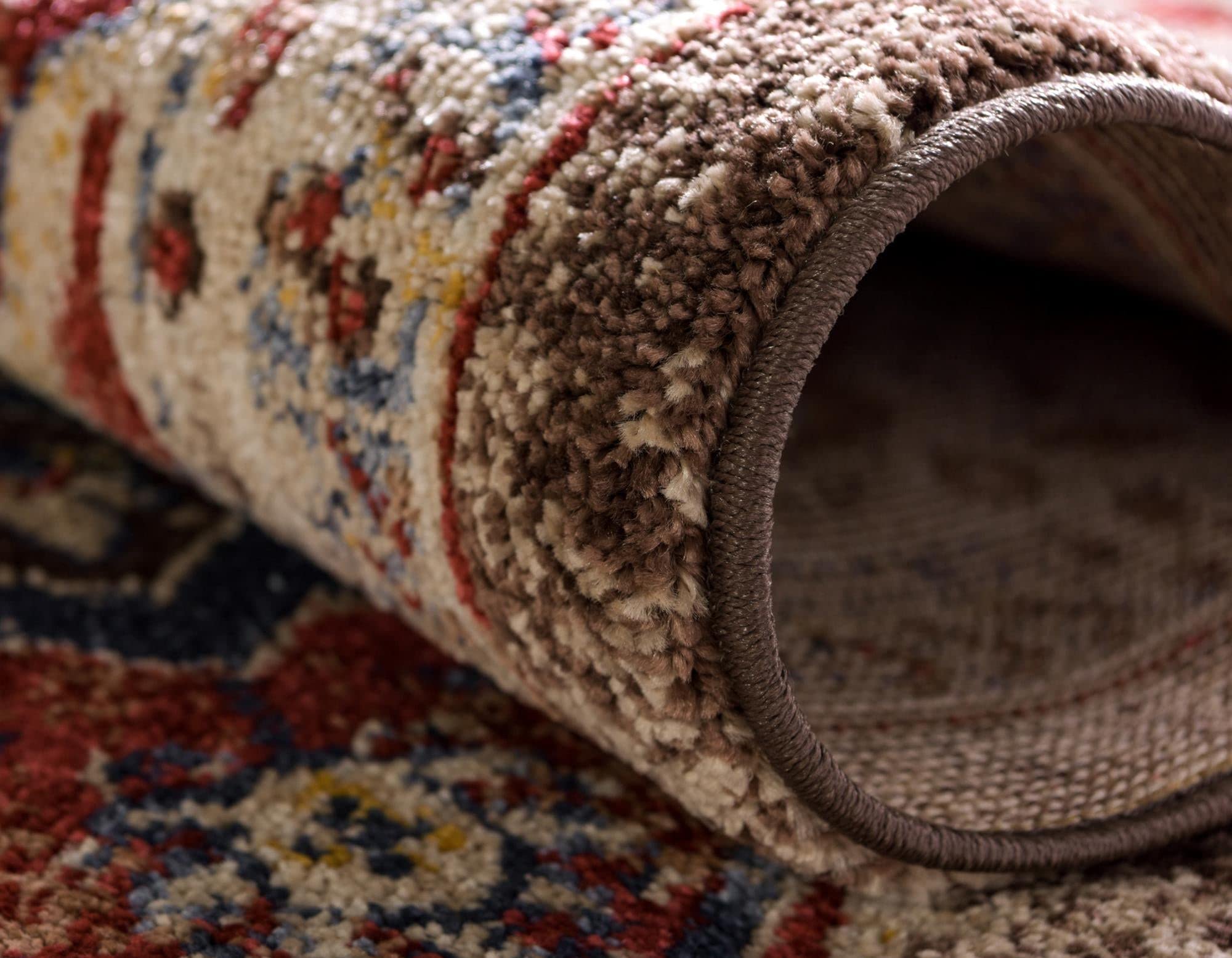 Rugs.com Eden Collection Rug β 6 Ft Runner Chocolate Brown Medium Rug Perfect for Hallways, Entryways