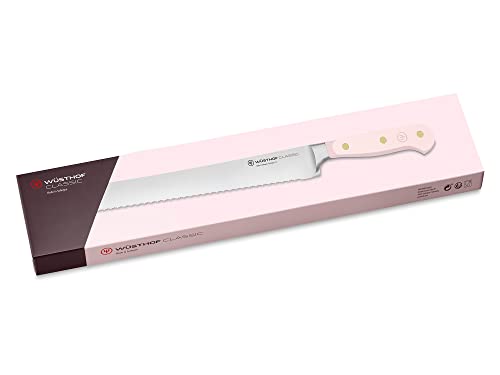 WÜSTHOF Classic Pink Himalayan Salt 9" Double Serrated Bread Knife