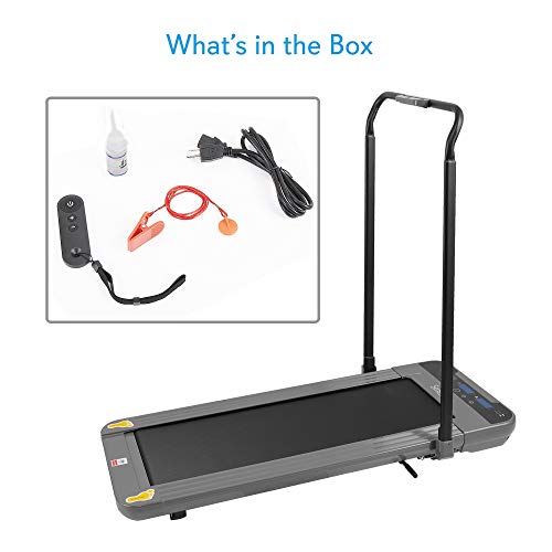 SereneLife Folding Digital Display Electric Treadmill β Fitness Training Cardio Equipment for Home Workouts, Jogging, Walking Exercise β Compact Minimal Profile Running Belt