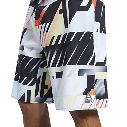 Reebok CrossFit Epic Cord lock- Amrap Shorts, Vivid Orange, 36"
