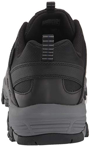 Skechers Men's Selmen-Enago Trail Hiking Shoe, Black Oxford, 12 Medium US