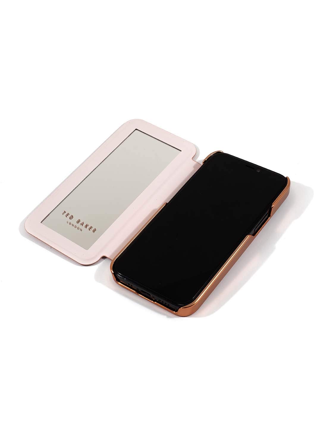 Ted Baker DIAMOY Mirror Case for iPhone 12 Pro Max - Rose Gold Glitter