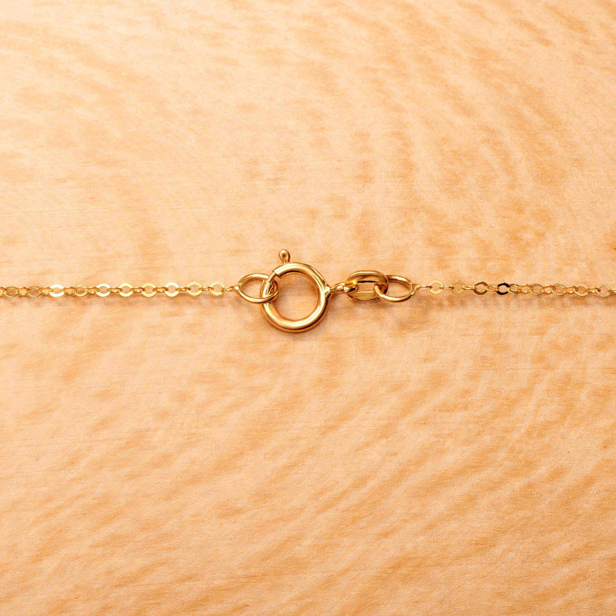 Ross-Simons Italian 14kt Yellow Gold Cross Cutout Disc Pendant Necklace. 18 inches