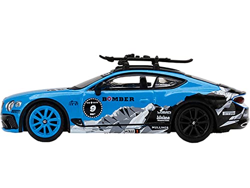 TRUE SCALE miniatures Bentley Continental GT #9 Catie Munnings GP Ice Race (2020) Limited Edition to 1800 Pieces 1/64 Diecast Model Car by True Scale Miniatures MGT00247