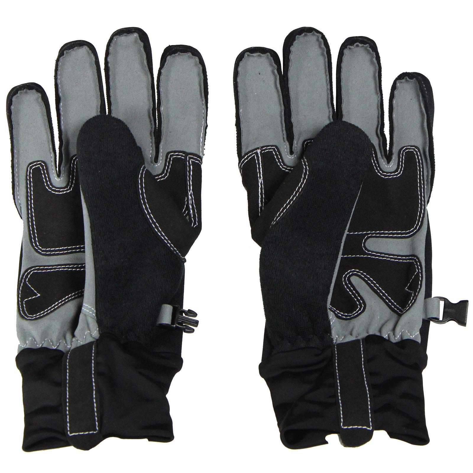 Rossignol Double Pump Fist Gloves Mens Sz XL Black/Grey