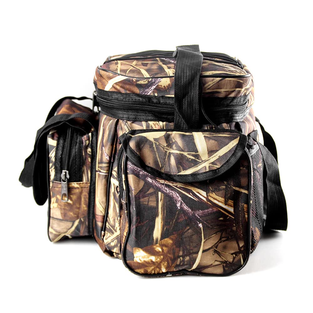 Taruor Large Capacity Fishing Tackle Bag, Waterproof Fishing Tackle Storage Bag Case