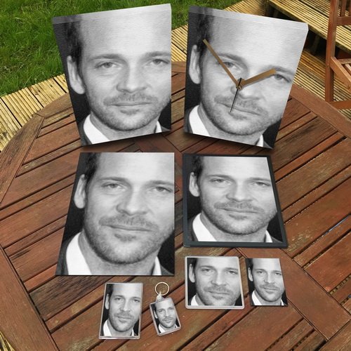 PETER SARSGAARD - Original Art Coaster #js001
