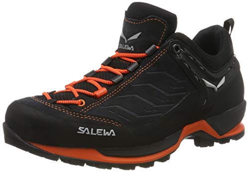 Salewa mens MS Mountain Trainer High Rise Hiking Shoes, Grey (Asphalt/Fluo Orange), 8 US