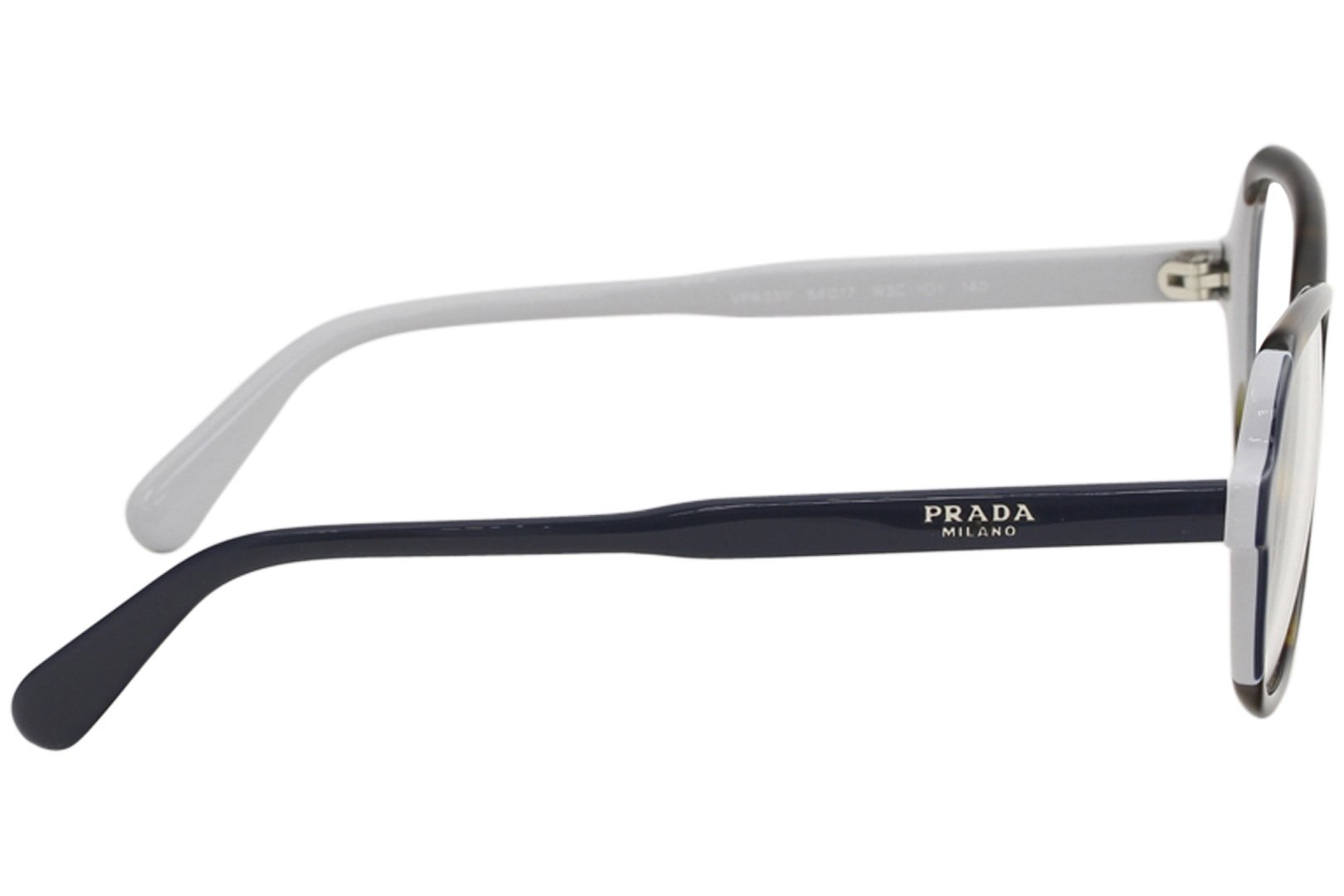Prada PR 03VV - W3C1O1 Eyeglass Frame HERITAGE HAVANA/TOP BLUE/GREY w/DEMO LENS 52mm