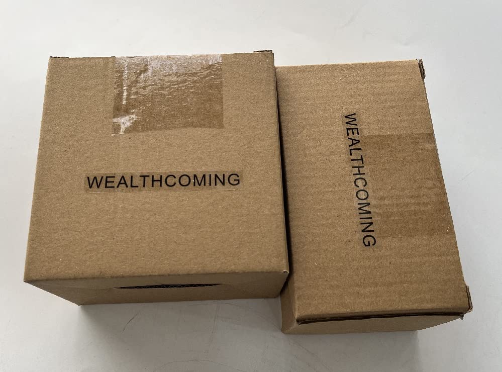 WEALTHCOMING Wall Street Bull Arts Statues,Exquisite Ceramic Fortune Bulls Figurines and Sculptures Home & Office Tabletop Decor (Unstoppable-Red)
