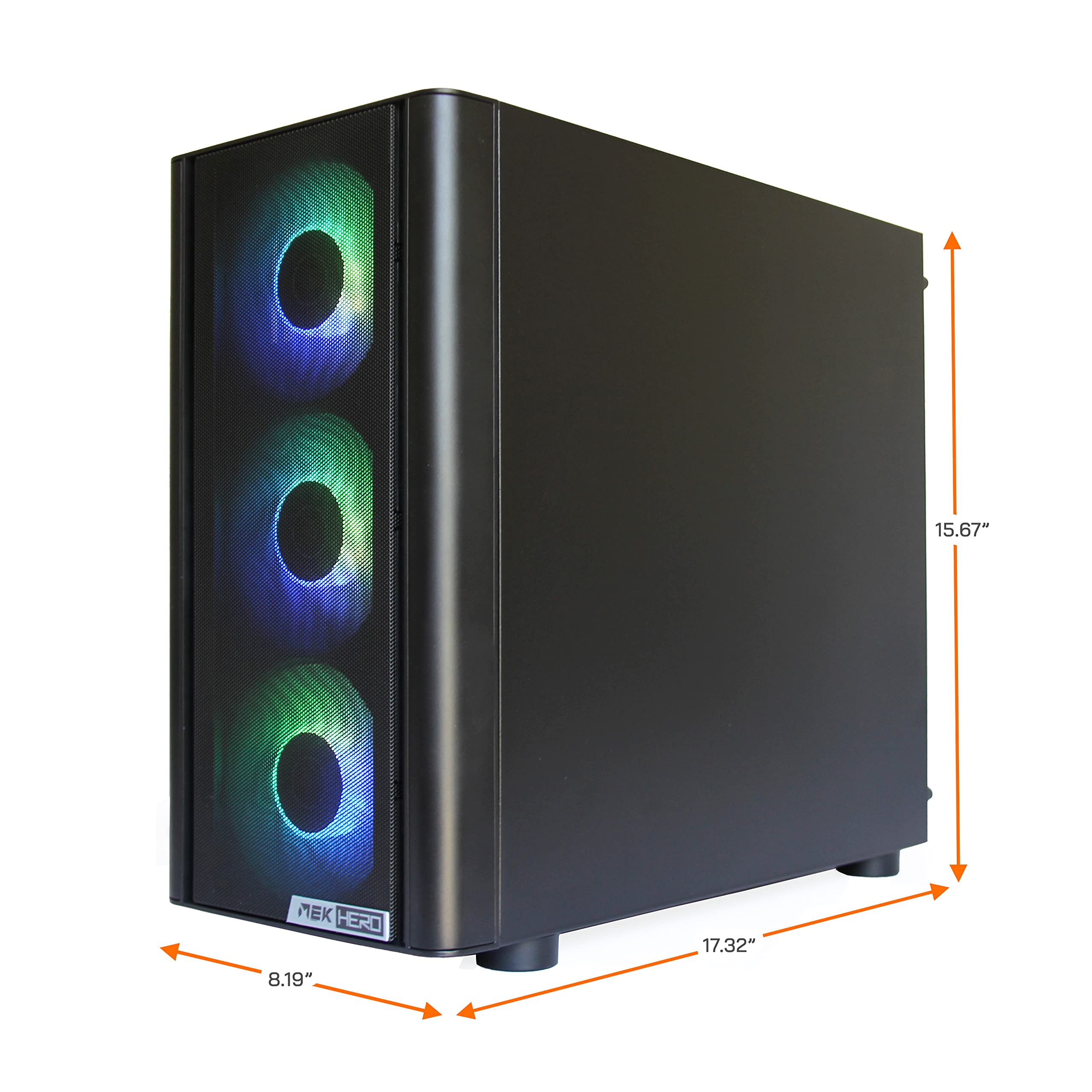 ZOTAC Gaming MEK Hero G1 I1736KFT Liquid Cooling Gaming PC Desktop Intel 11th Gen Core i7 11700KF, GeForce RTX 3060 Ti 8GB, 16GB 3200 MHz DDR4, 1TB M.2 NVMe SSD, RGB β- GH3060TI170KF01BL-U-W2B