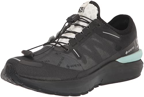 Salomon Unisex Sonic 4 Gore-TEX Running Shoes Road, Black/White/Black, 10 US Men