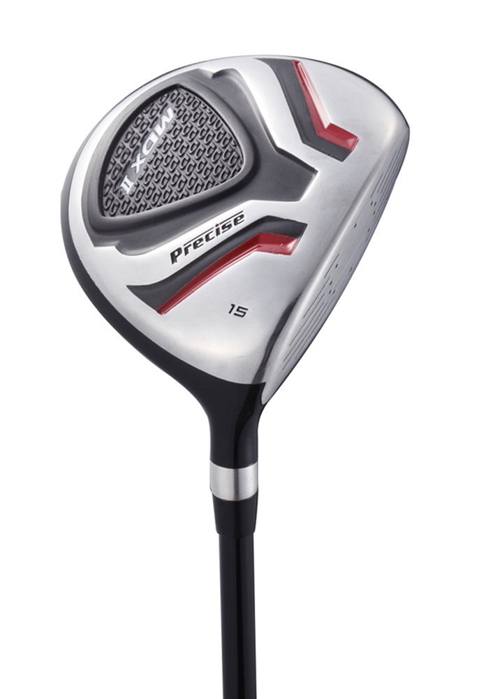 Precise Teenager Complete Golf Set Includes Titanium Driver, S.S. Fairway, S.S. Hybrid, S.S. 7-PW Irons, Putter, Stand Bag, 3 H/C's Teen Ages 13-16 Right Hand & Left Hand Available! (Left Hand)