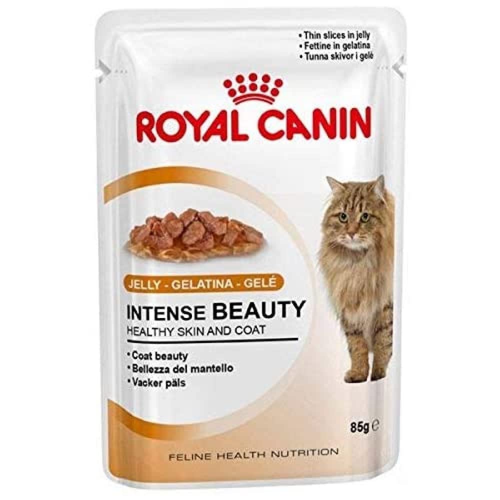 Royal Canin Intense Beauty in Jelly Cat Food 12 x 85g