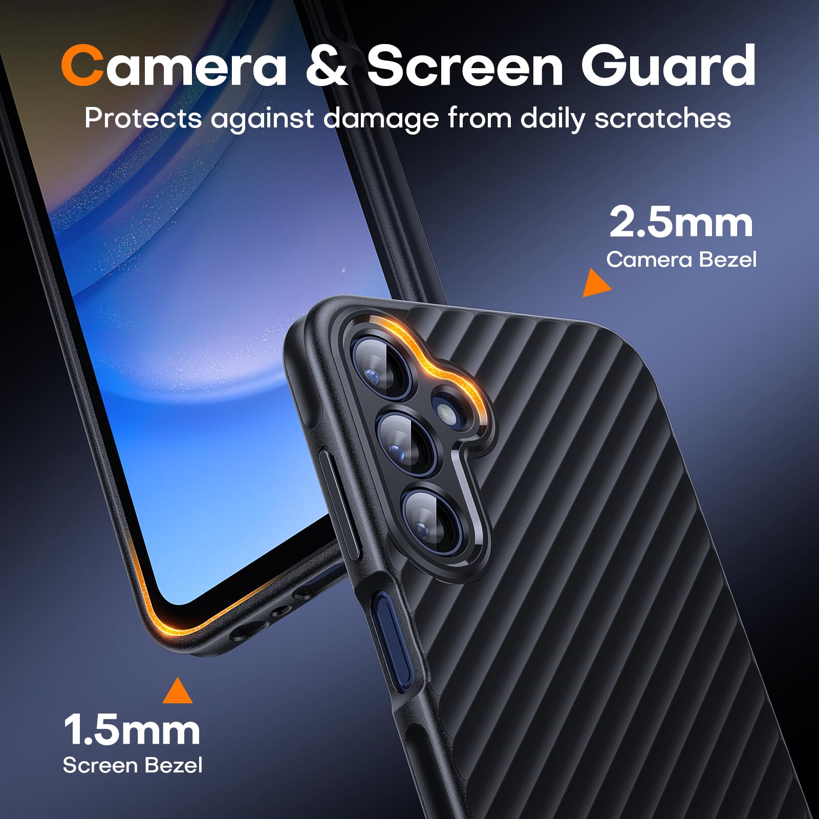 TAURI [5 in 1 Shockproof Designed for Samsung Galaxy S22 Case 5G 6.1 Inch, with 2 Pack Tempered Glass Screen Protector + 2 Pack Camera Lens Protector Slim Cover-Rose Gold