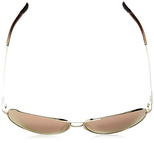 Smith Optics Langley Carbonic Polarized Sunglasses, Gold / Rose Gold Mirror, Smith Optics Langley Carbonic Sunglasses