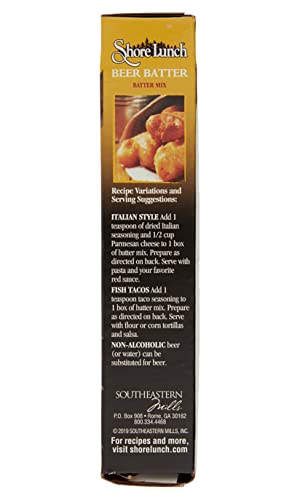 Shore Lunch Batter Mix Beer Batter Mix, 9 Oz, 6 Pack