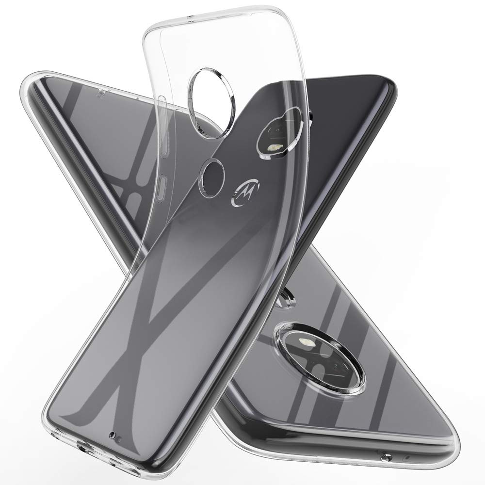 SNOSHO for Moto G7 Slim Case,Thin TPU Silicone Soft Flexible Skin Gel Anti-Scratch Shockproof Protective Cases Cover for Motorola G7, Crystal Clear