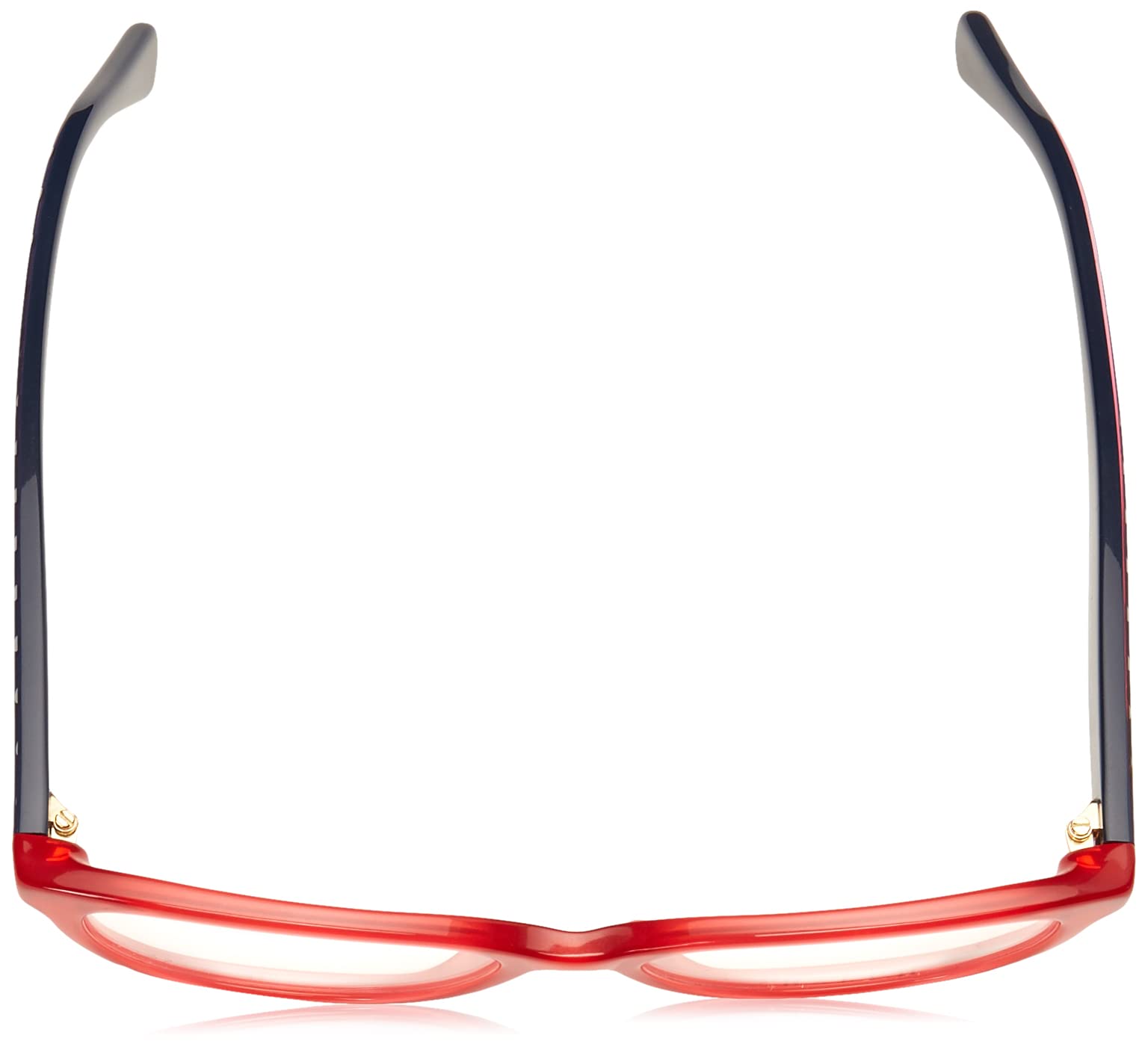 Ralph by Ralph Lauren Women's RA7075 Cat Eye Prescription Eyewear Frames, Shiny Opaline Red/Demo Lens, 52 mm