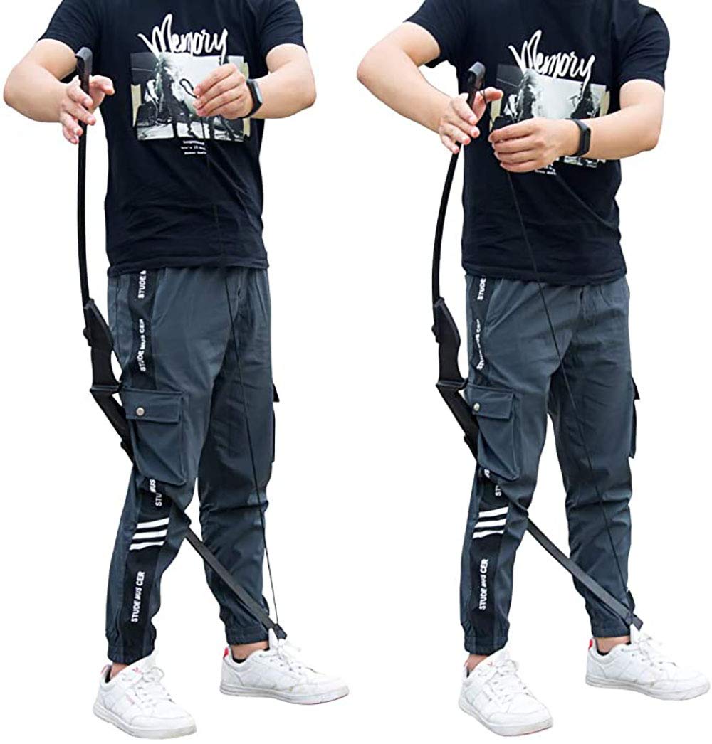 Vogbel Archery Takedown Recurve Bow and Arrows Set Adult Longbow Kit for Beginner Outdoor Hunting Shooting Training (Black,40lb)