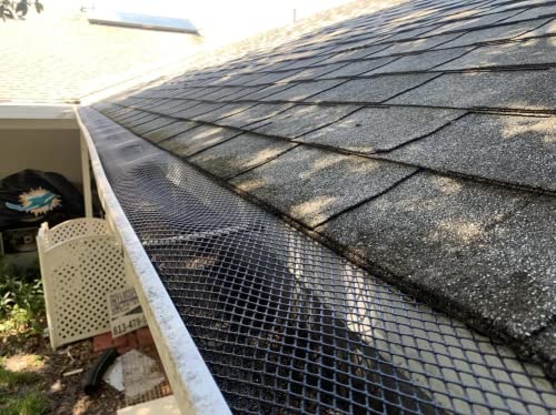 Rocky Mountain Goods 6β Gutter Guard Mesh - 20 Foot Leaf Guard Protects from Branches, Leaves, Debris - Easy Cut with Scissors to Custom Lengths - Easy Install - Does Not Rust