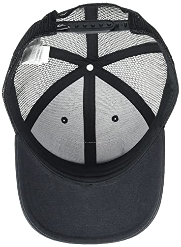 Quiksilver Men's Clean Rivers Snapback Trucker Hat, Black, One Size