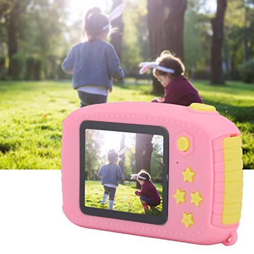 Srliya Portable Bunny Digital Camera, Portable ABS Children Digital Camera 12MP 2.0-Inch HD Color Screen Gift Toy for Child