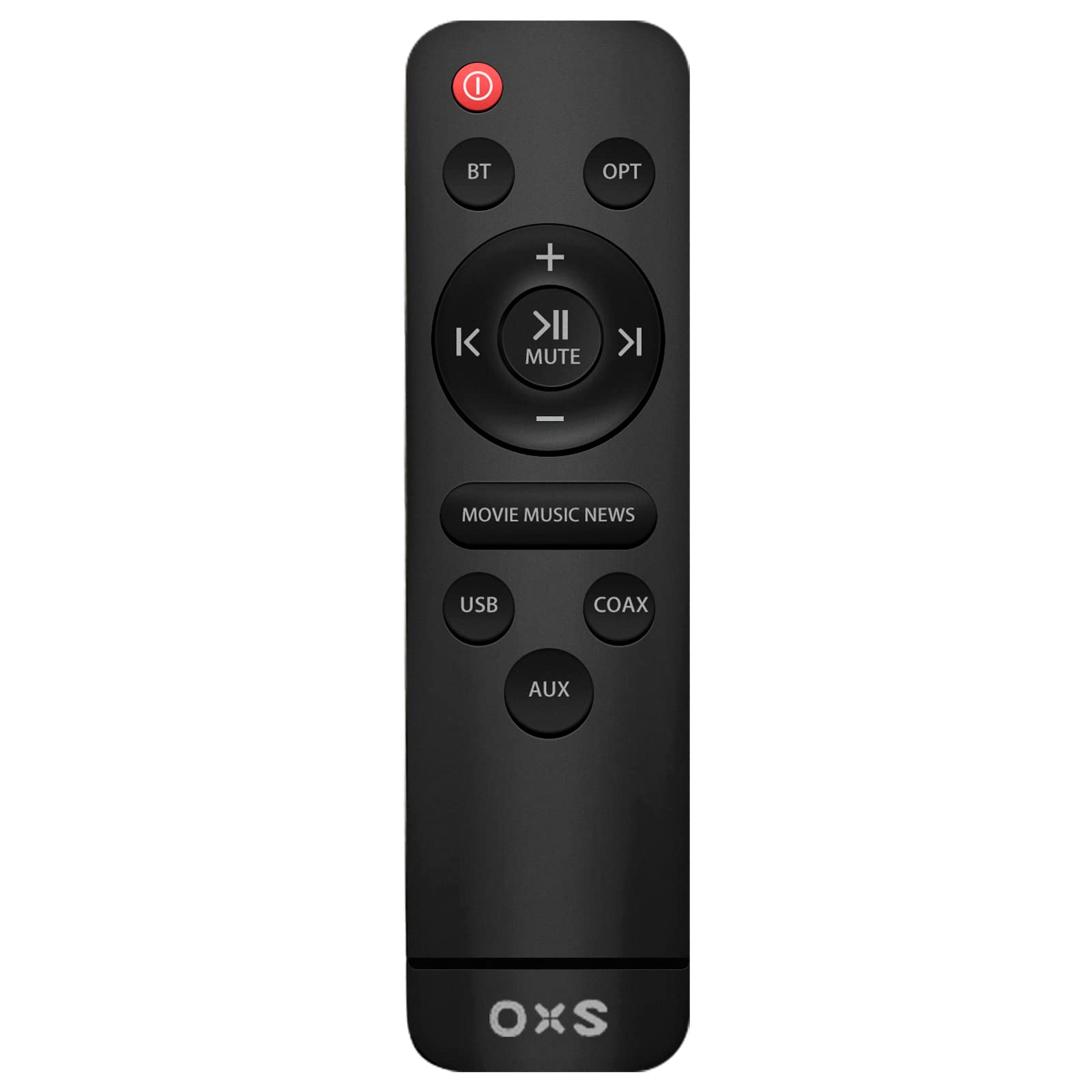 Replaced Remote Control for OXS S3 Soundbar, Black