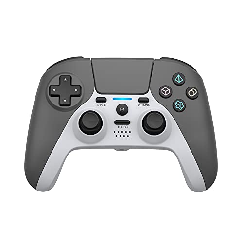 Wireless Game Controller for PS4, Compatible with Playstation 4/Pro /Slim/PC/PS3, with Enhanced Dual Vibration/6-Axis Motion Sensor/Stereo 3.5mm Headphone Jack/10m Wireless Connection Distance