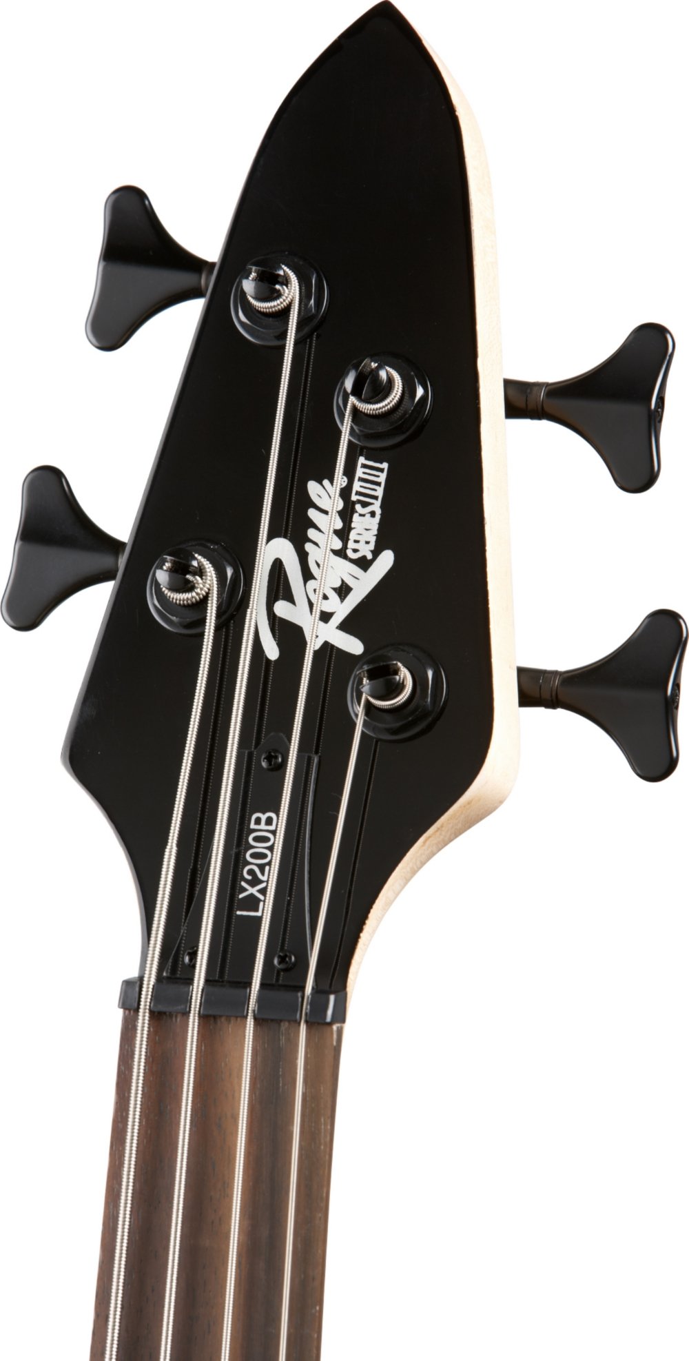 Rogue LX200BF Fretless Series III Electric Bass Guitar Pearl Black