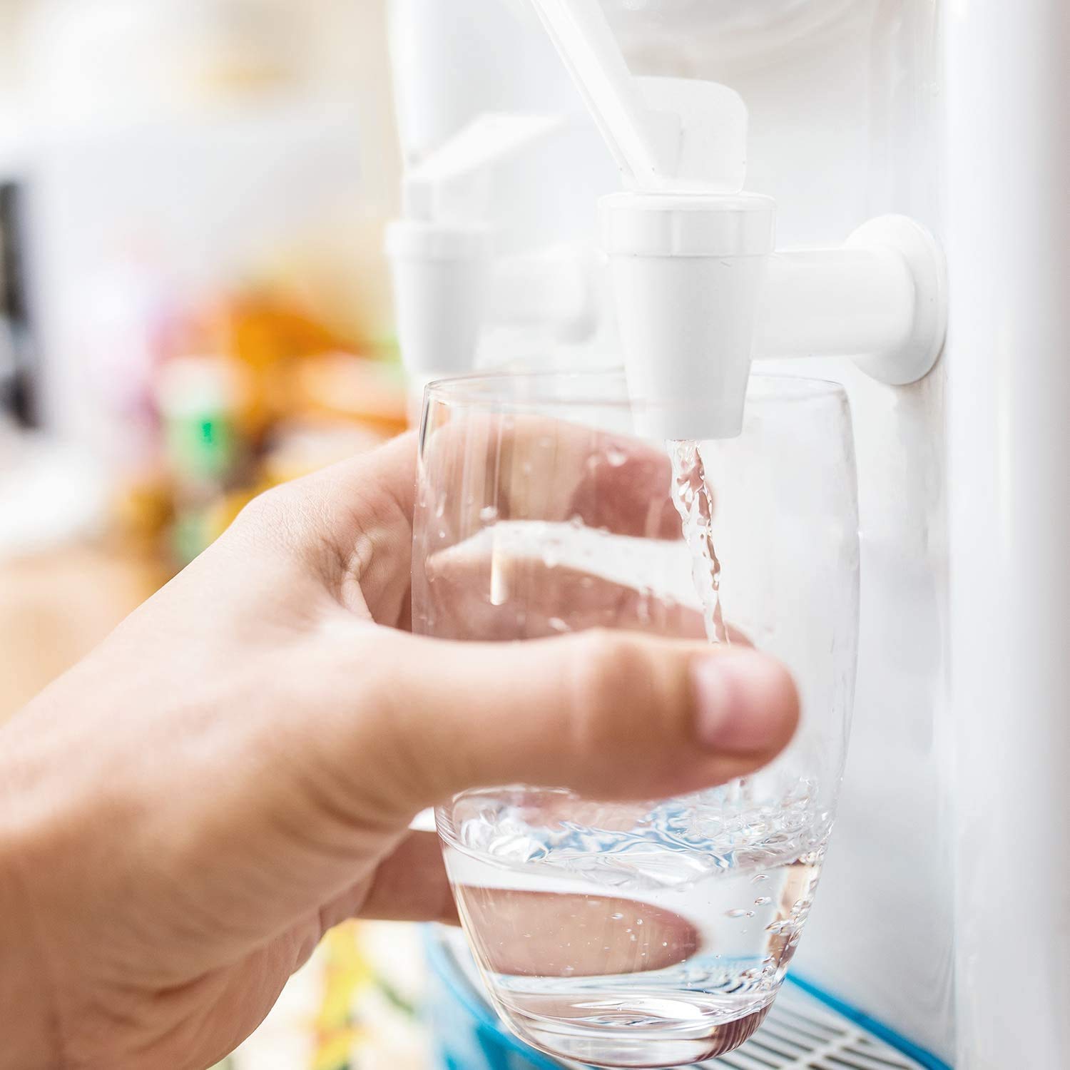 Replacement Cooler Faucet Water Bottle Jug Reusable Tap Spout Beverage Lever Pour Dispenser Valve Gravity Water Spigot Plastic Spigot (4 pieces of White)