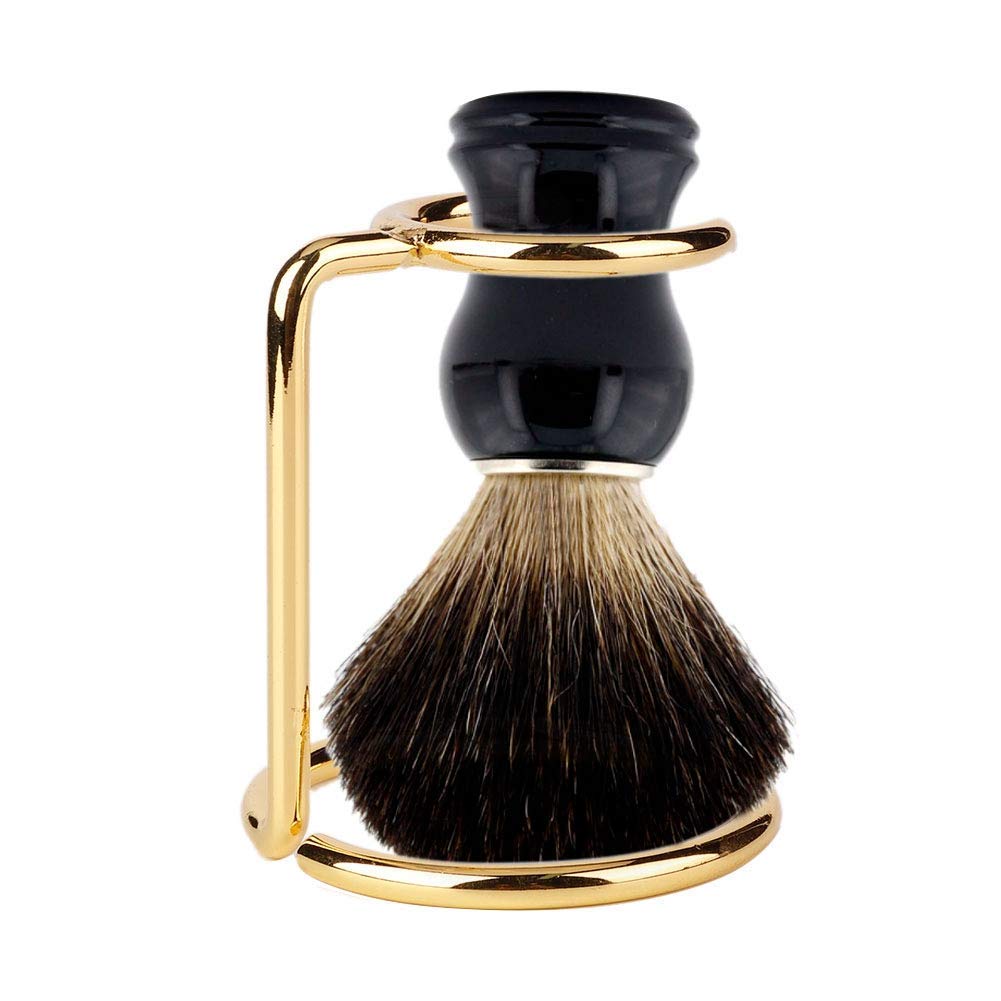 Shaving Brush Holder,Razor Brush Stand Men Shaving Brush Stainless Steel Stand Razor Holder for Salon Home Travel Use
