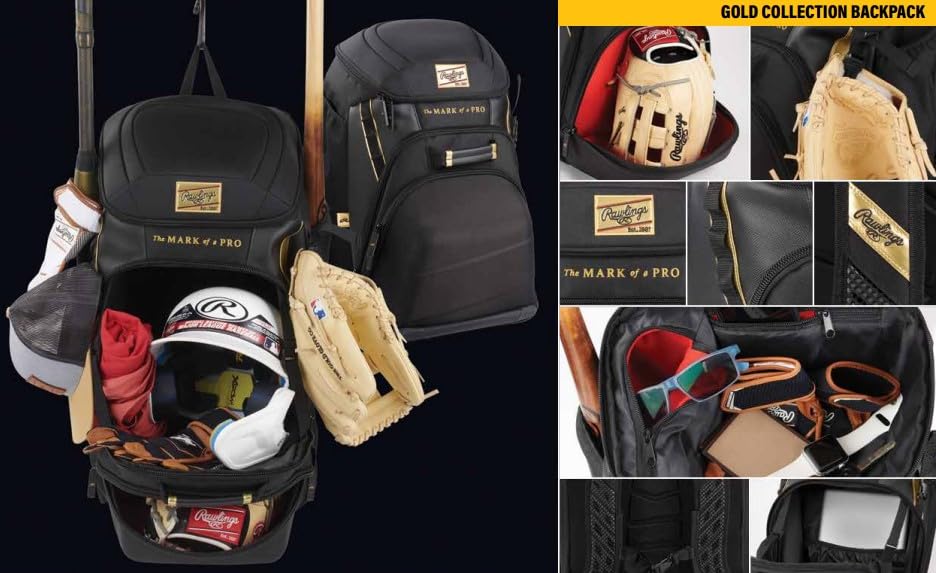 Rawlings | GOLD COLLECTION Backpack Equipment Bag | BK