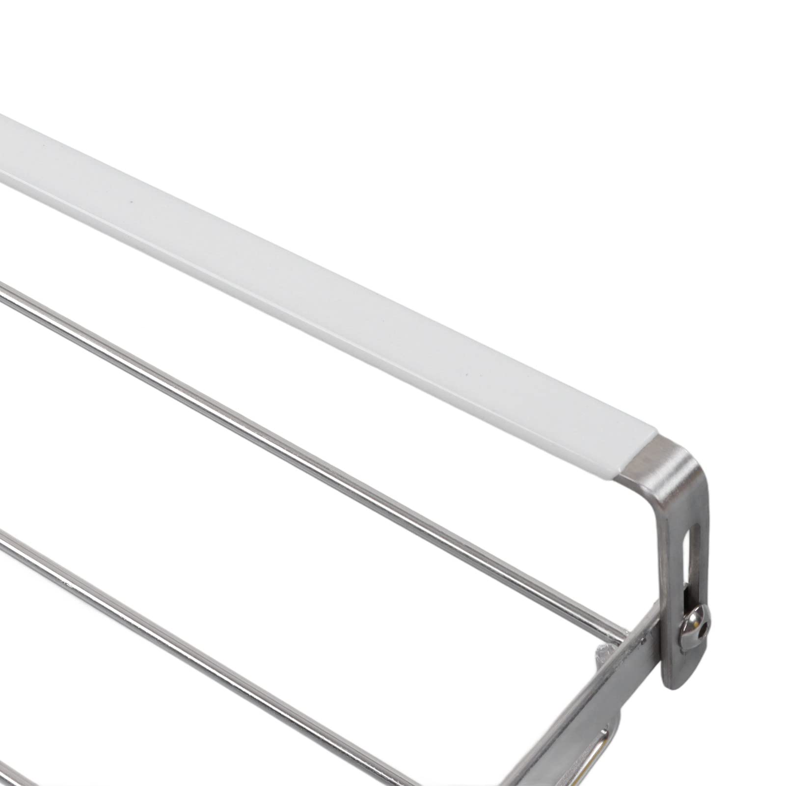 Tnfeeon Wine Glass Rack Under Cabinet Stemware Wine Glass Holder Glasses Storage Hanger Metal 304 Stainless Steel Hanger Storage Shelf for RV Mini Bar Kitchen Storage