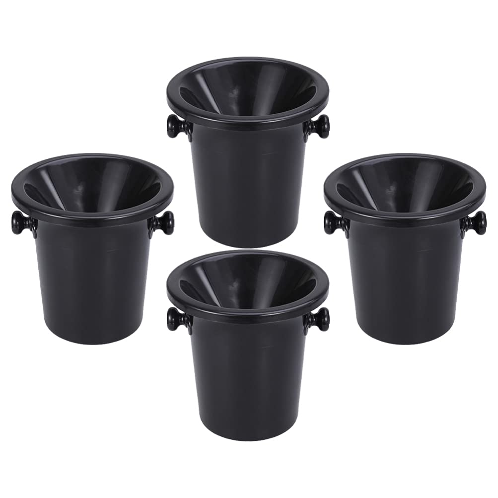 YARDWE 4Pcs Wine Tasting Dump Bucket Champagne Bucket Spit Wine Barrels Ice Bucket Cold Wine Barrels for Wine Whiskey Cocktails