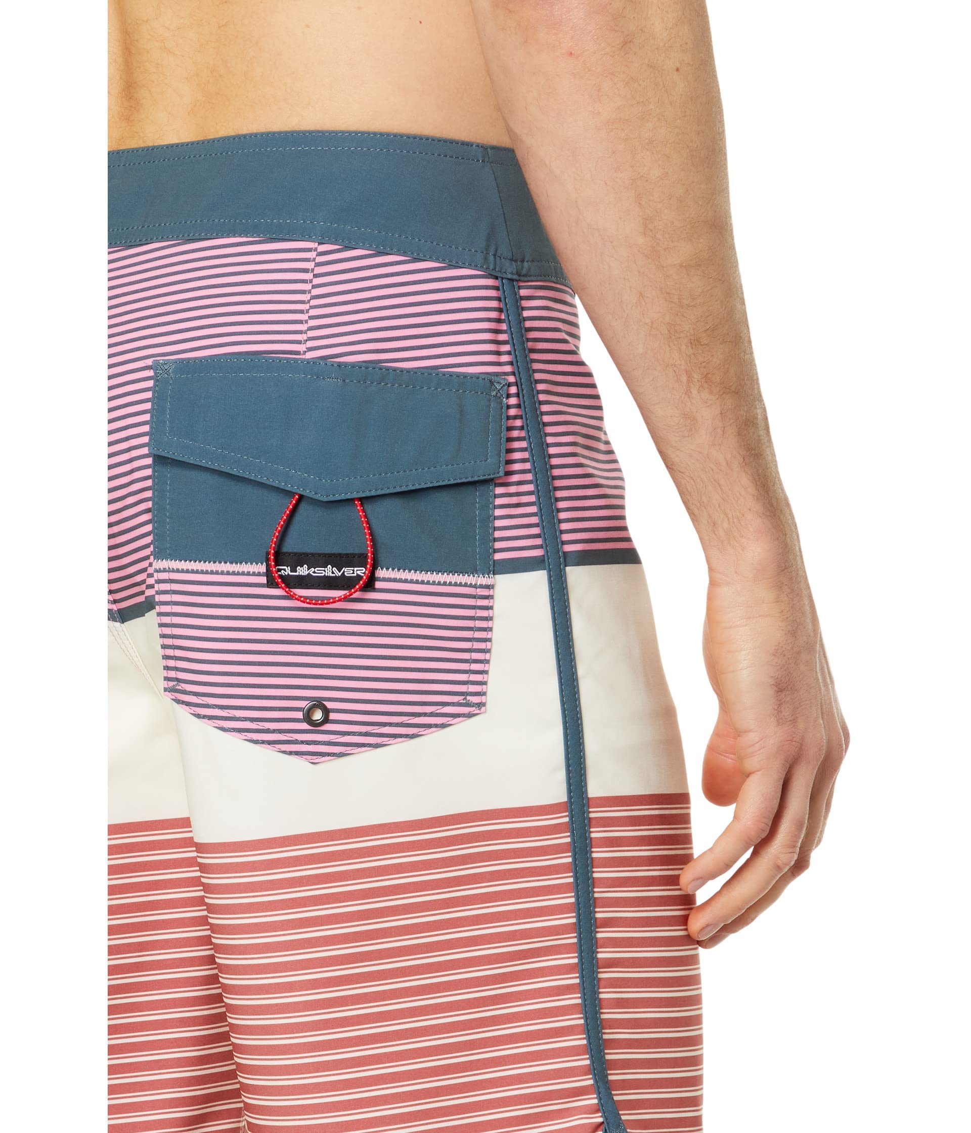 Quiksilver Men's Standard Surfsilk Tijuana 19 Inch Outseam Boardshort Swim Trunk Bathing Suit, Marasala, 31