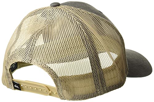 Quiksilver Men's Trawler Trucker Snapback Hat, Iron GATE, One Size