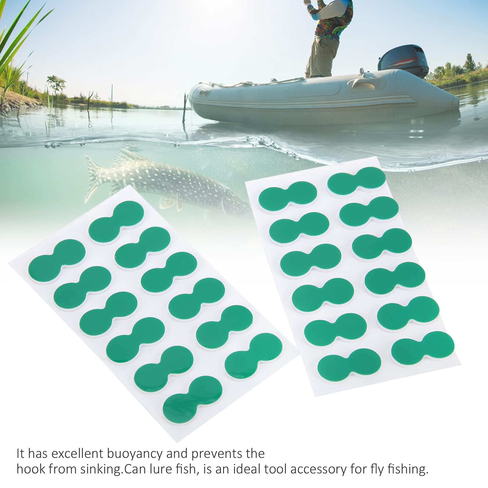 Yeuipea 24PCS Foam Fly Fishing Bobber, Pinch On Strike Float Indicators, Lightweight & Durable, Ideal for Fly Fishing
