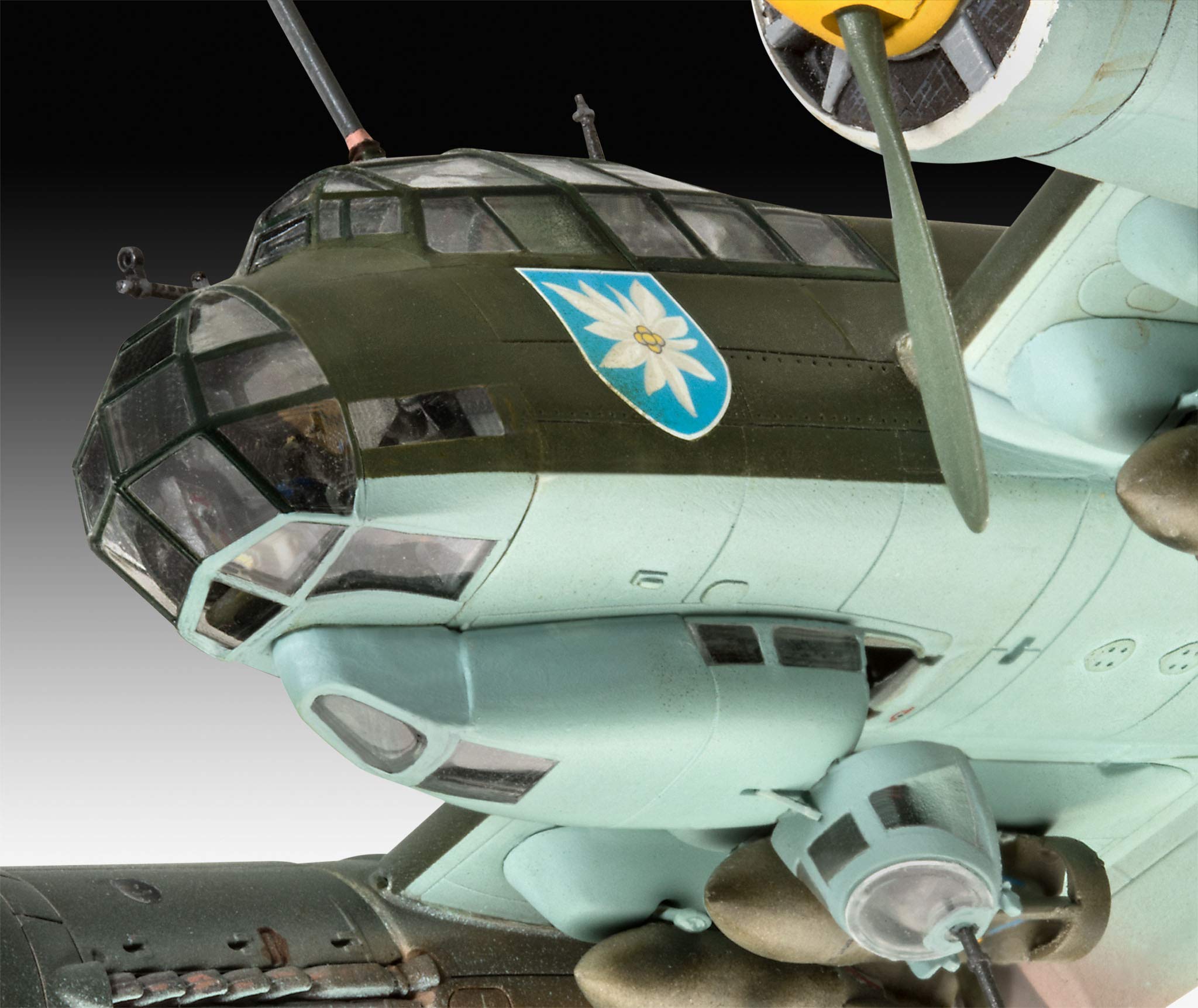 Revell RV04972 Junkers Ju88 A-1 Battle of Britaon 1:72 Plastic Model kit, Unlackiert