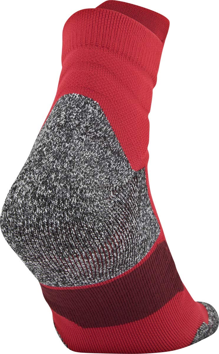 Under Armour Drive Basketball Quarter Socks, 1-Pair, White, Shoe Size: Mens 8-12, Womens 9-12