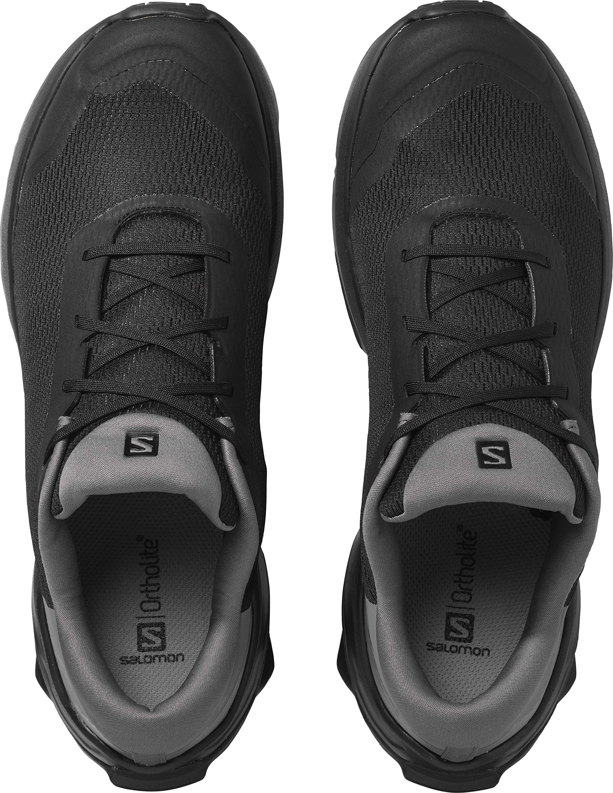 Salomon X Reveal Hiking Shoes for Men, Black/Black/Quiet Shade, 11.5