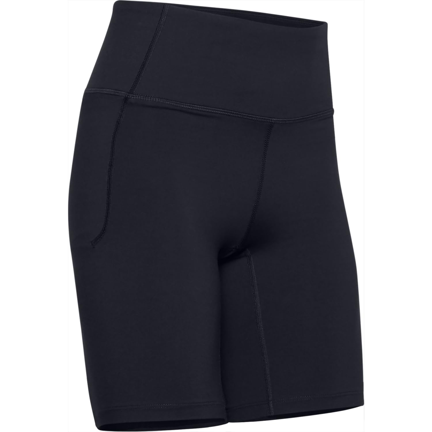 Under Armour Meridian Bike Shorts Black/Metallic Silver LG (US 12-14)