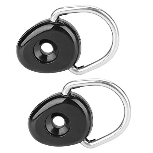 Tie Down Ring Fishing Small Accessories Pivoting Camping Modern Loop Buckle Kayak Canoe Rigging Marine Water Sports (Color : Black)