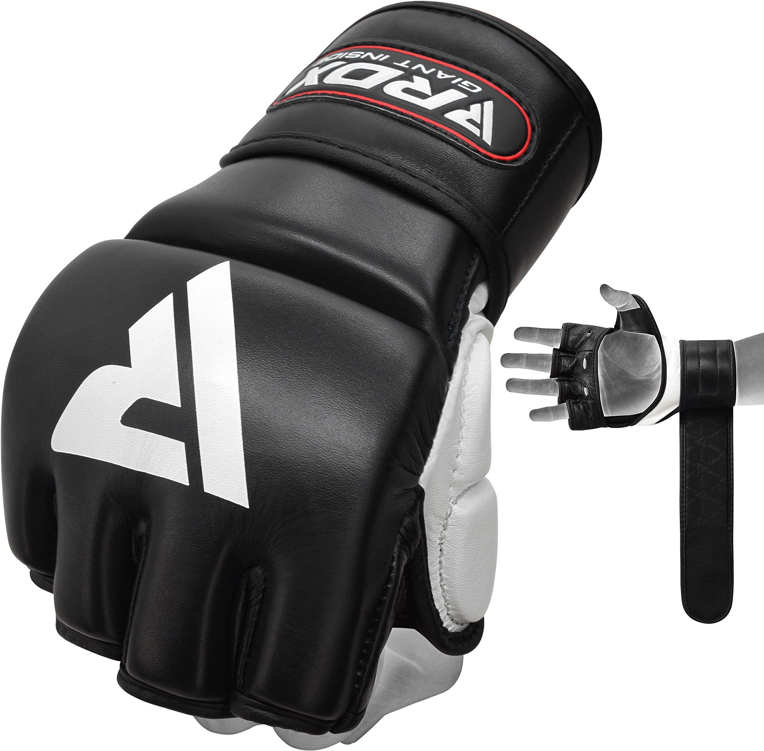RDX All Season Grappling Glove 7 Oz Tgx-4B (Black, Small)
