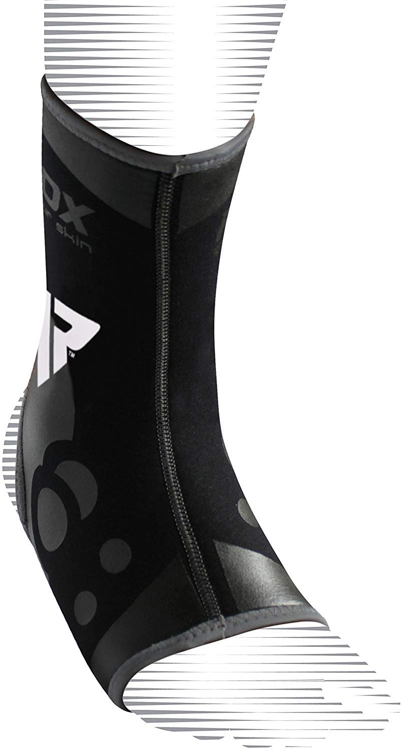 RDX Ankle Support Neoprene Brace Foot Guard Pain MMA Pad Protector (This is Sold as SINGLE ITEM)