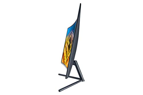 SAMSUNG 32" UR59 Series ViewFinity 4K UHD (3840x2160) Computer Monitor, Curved, HDMI, Display Port, 3-sided border-less, Eye Saver Mode LU32R590CWNXZA, Black