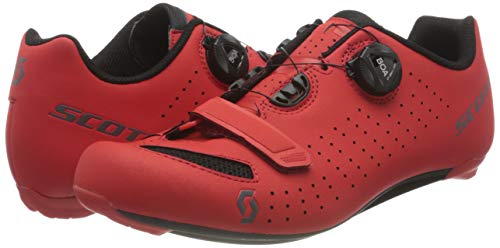 Scott - 251817, Men's Cycling Shoe, Mens, Cycling Shoes, Matt Red Bk, 43 EU