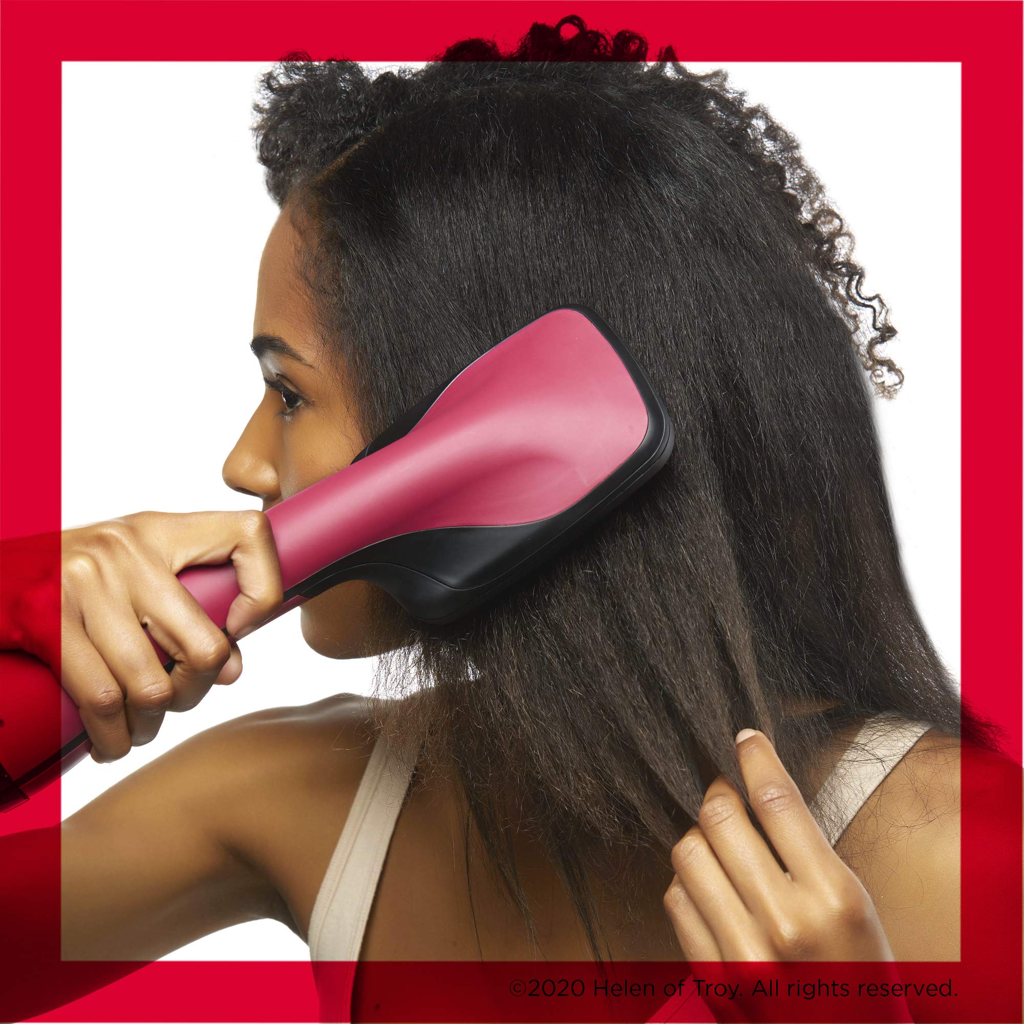 Revlon One-Step Hair Dryer and Styler | Detangle, Dry, and Smooth Hair, (Pink)