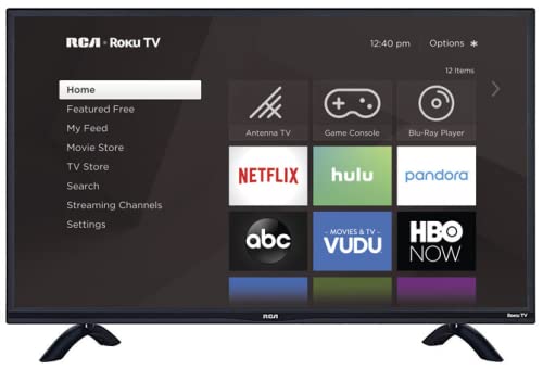 RCA 32" Class HD 720P Roku Smart LED TV (Renewed)