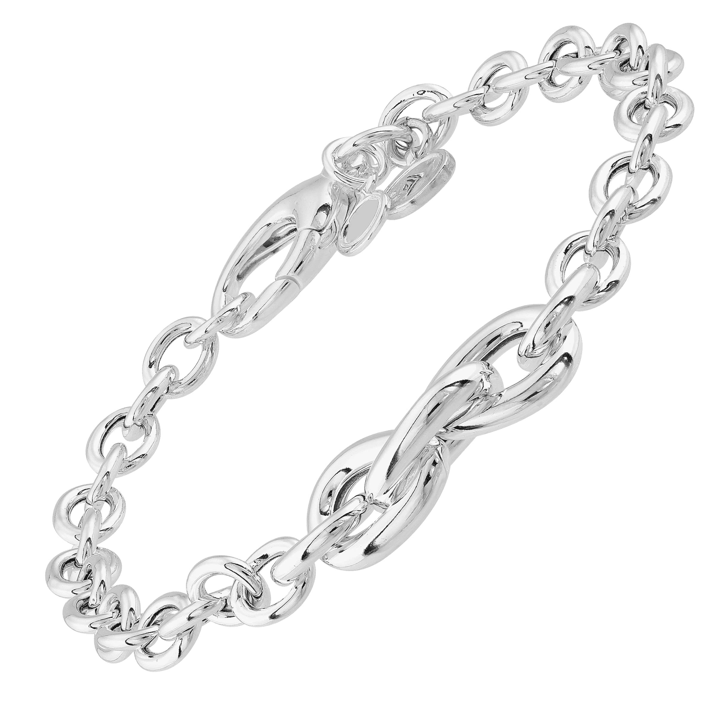Silpada 'Unstoppable' Link Chain Bracelet in Sterling Silver, 7.5"